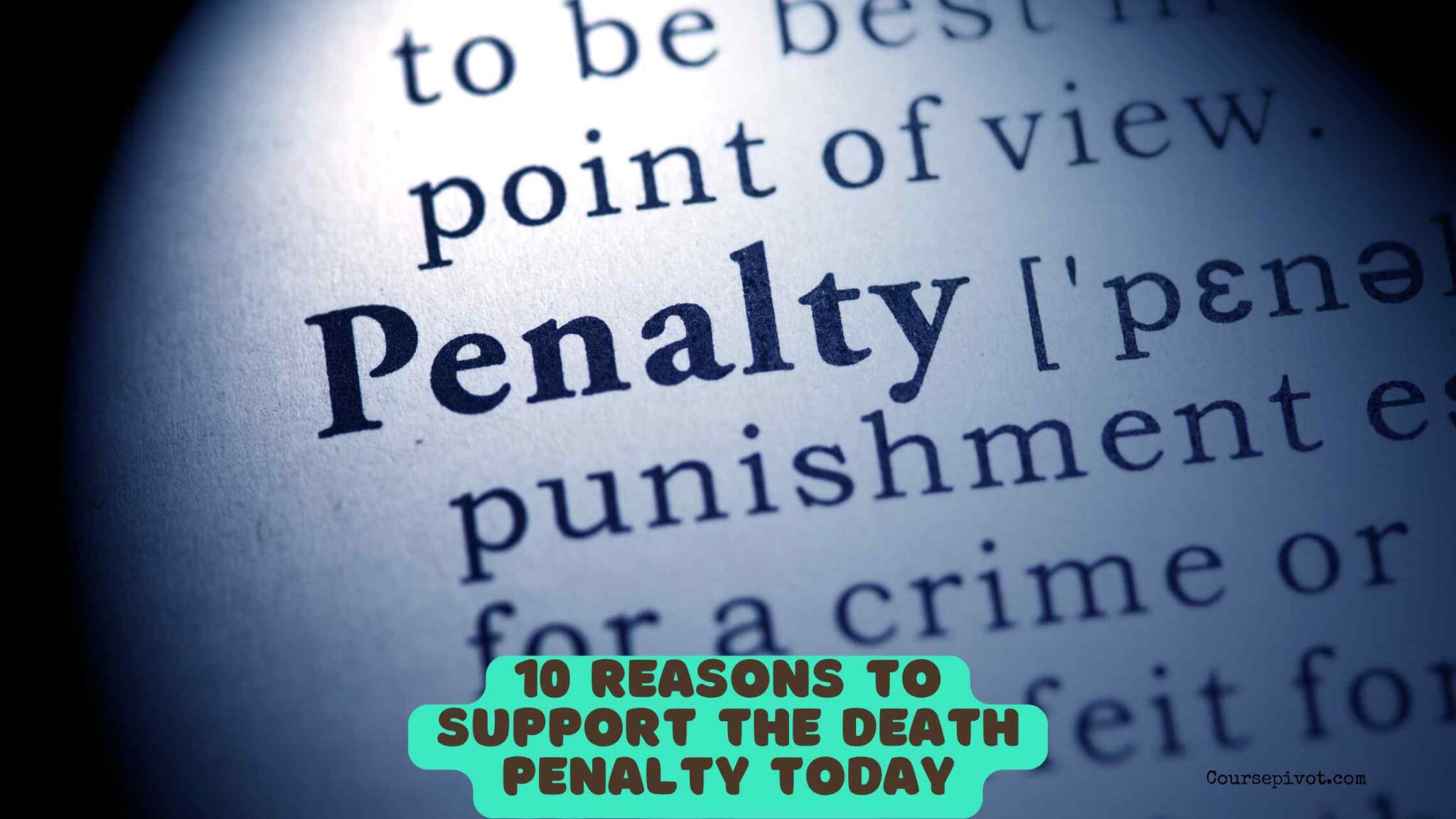 10 Reasons To Support The Death Penalty Today