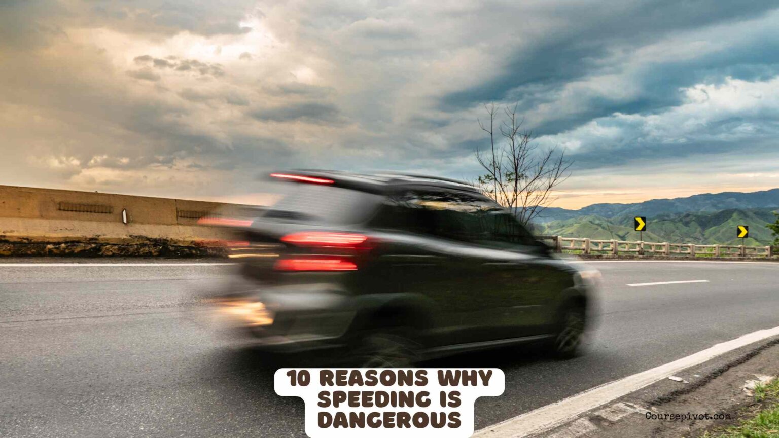 10 Reasons Why Speeding Is Dangerous In The USA