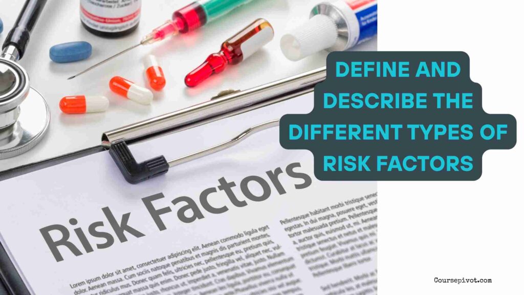 Define And Describe The Different Types Of Risk Factors