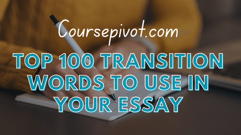 100 Best Transition Words To Start A Paragraph In An Essay