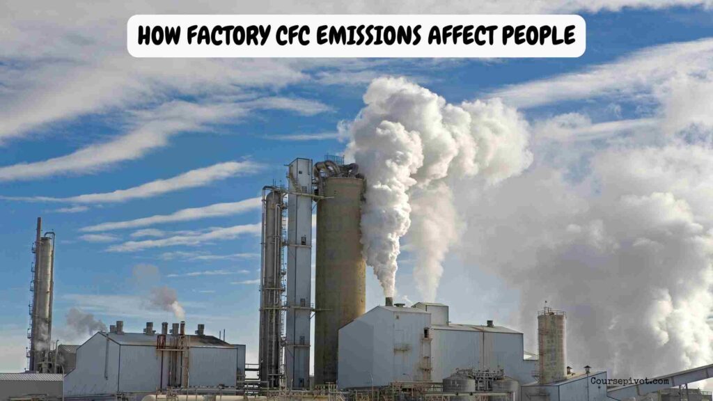 How Factory CFC Emissions Affect People
