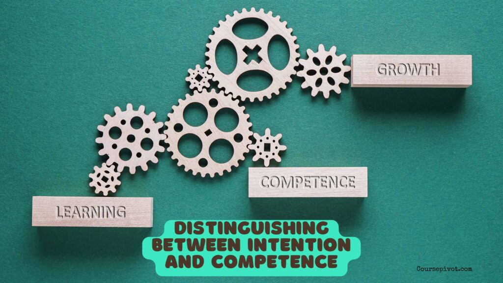 Distinguishing Between Intention And Competence