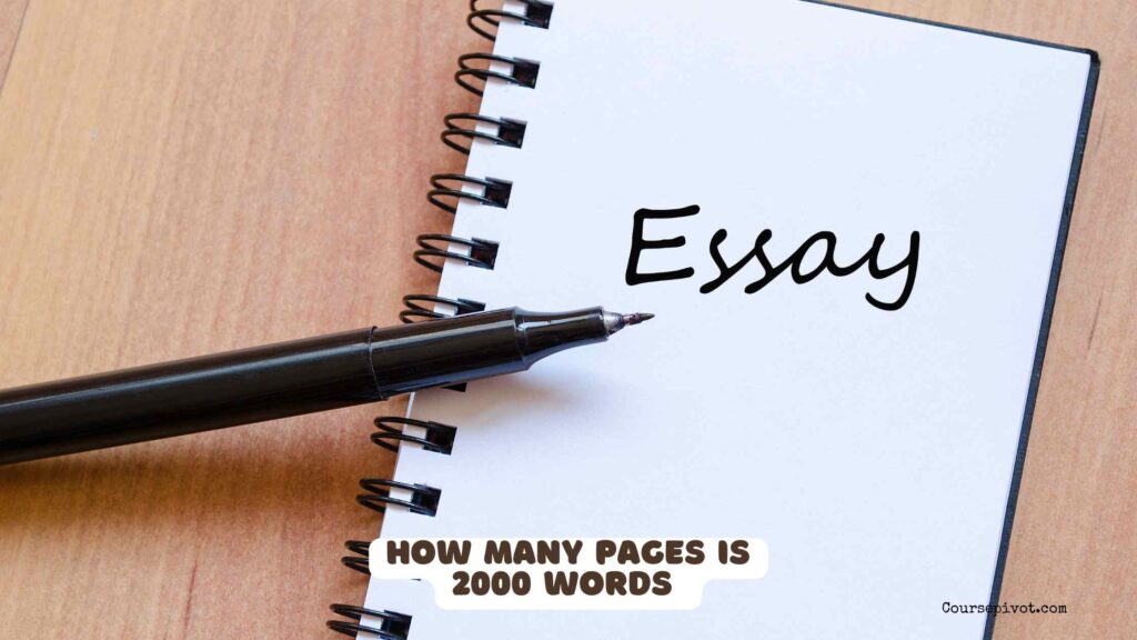 How Many Pages Is 2000 Words